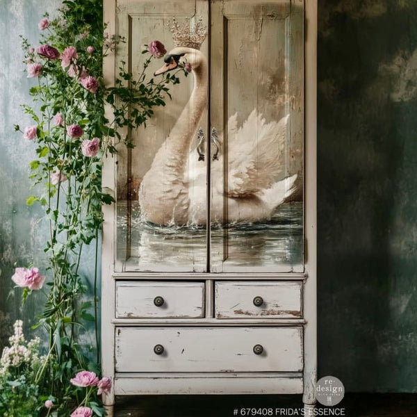 LITTLE WHITE BIRD - A1 Decoupage Paper *NEW* | Rustic Refuge